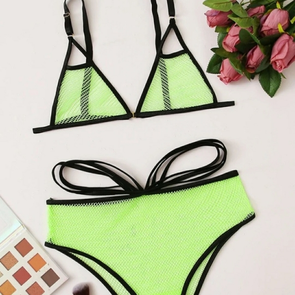 Intimates & Sleepwear | Neon Lingerie Set | Poshmark